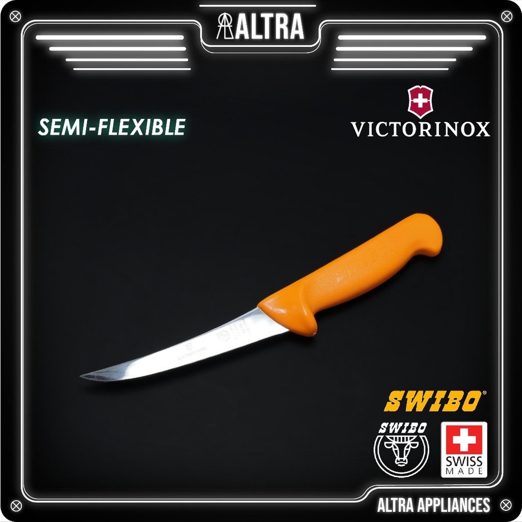 Victorinox Swibo Boning Knife / Pisau Tulang , Normal Edge, Semi-Flex ...