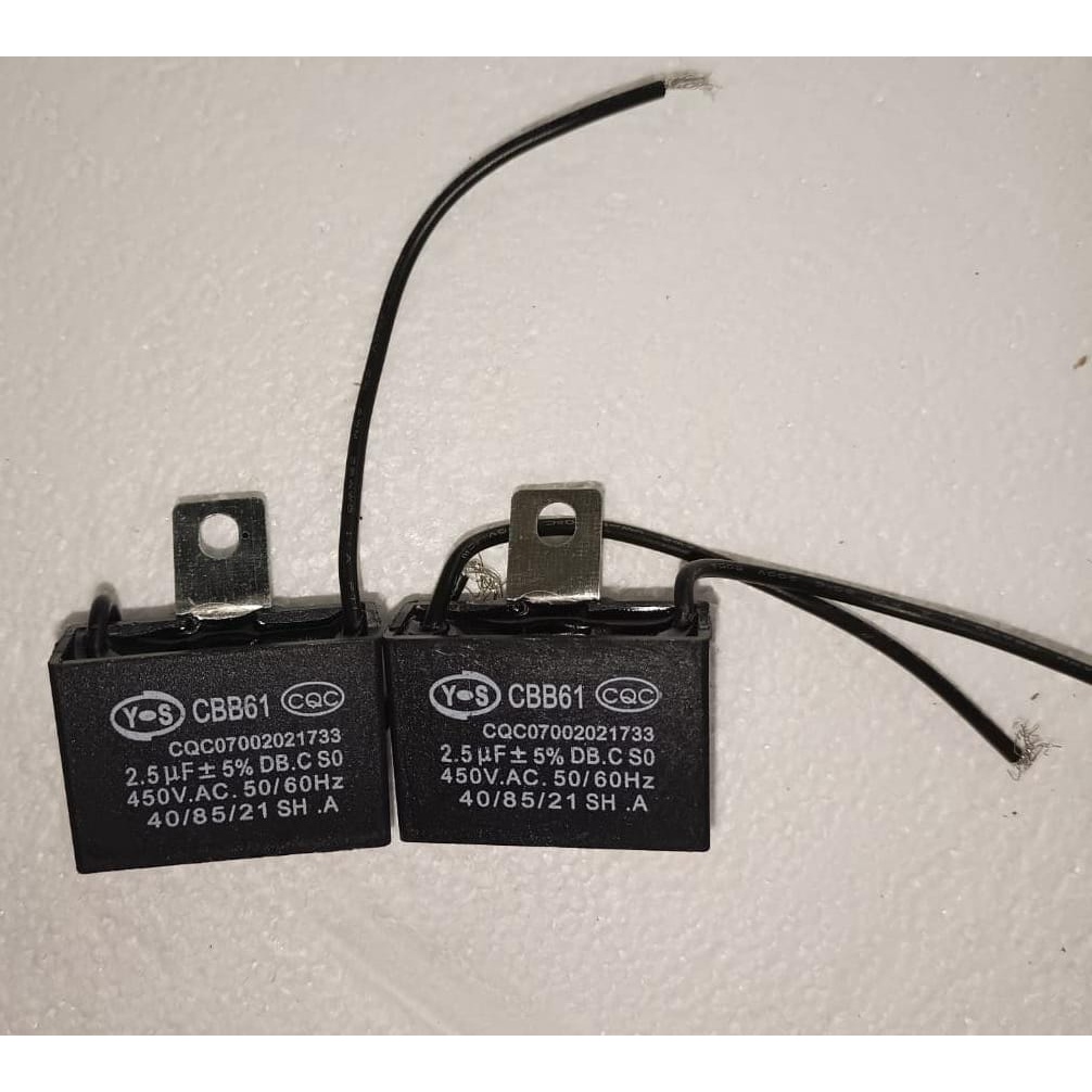 Capacitor 2.5uf 2.5uf 450VAC FAN MOTOR BLOWER FAN | Shopee Malaysia