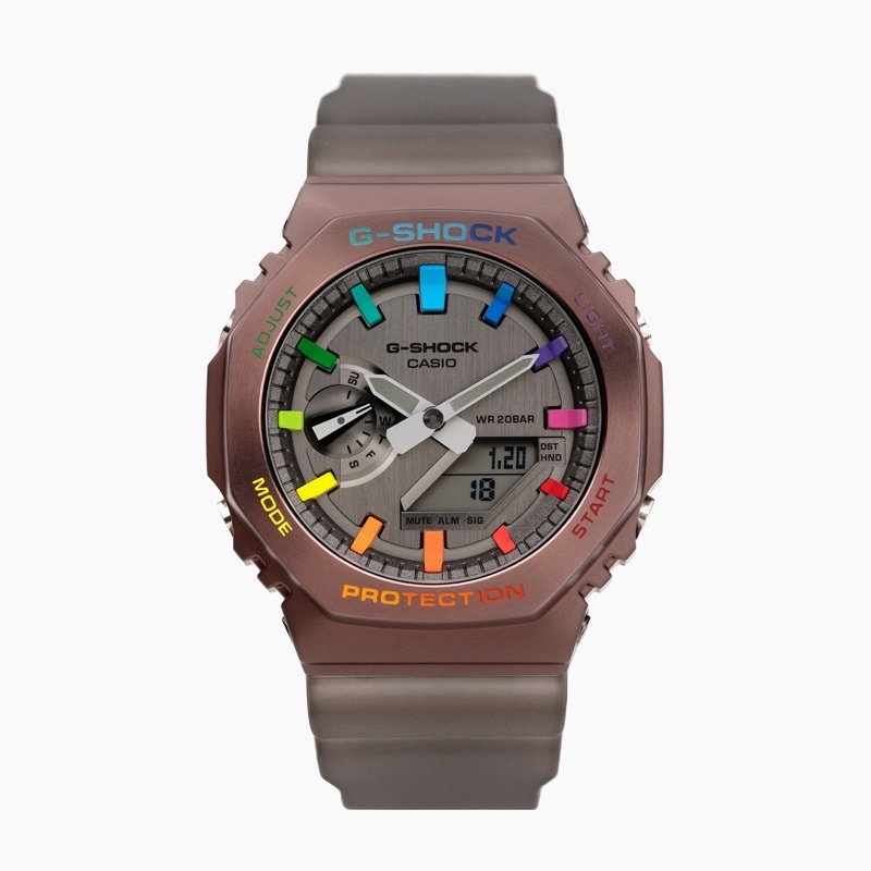 GM2100 Casio oak bronze rainbow terbaru V3(ready stock Malaysia ...