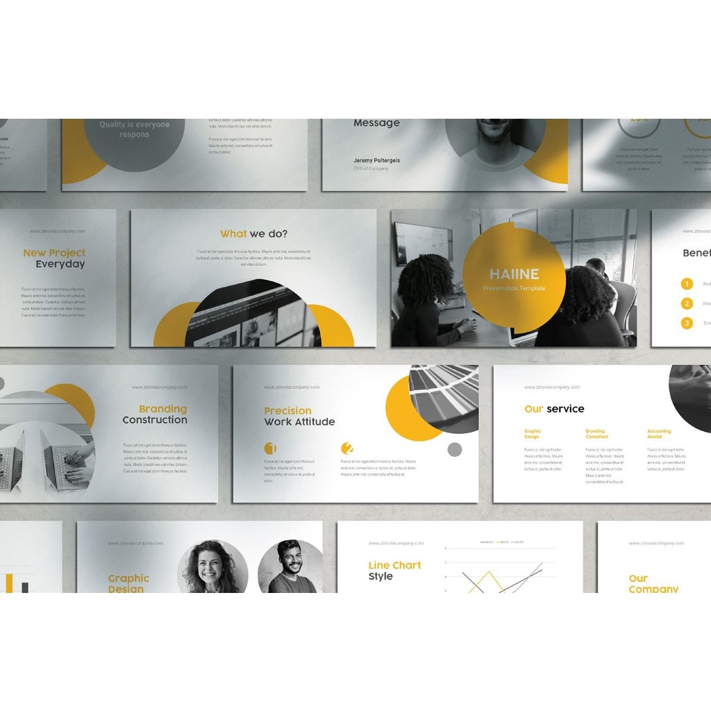 Haiine Presentation Template | PowerPoint & Google Slide Template ...