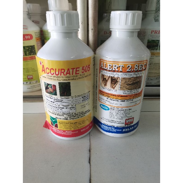 1L Accurate 505/1L Alert /Racun Serangga Pongorek buah Durian/Kumbang ...