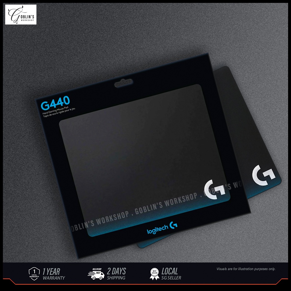 Logitech G440 Hard Gaming Mousepad for FPS (mouse pad) | Shopee Malaysia