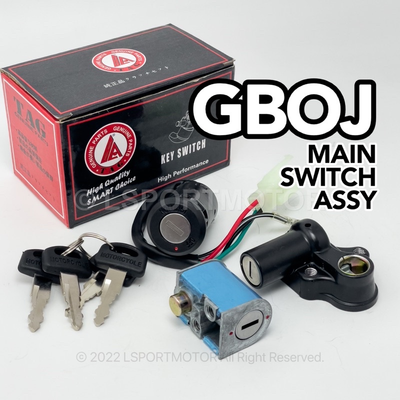 HONDA GBOJ MAIN SWITCH ASSY (TAG) IGNITION SWITCH KEY LOCK STARTER ...