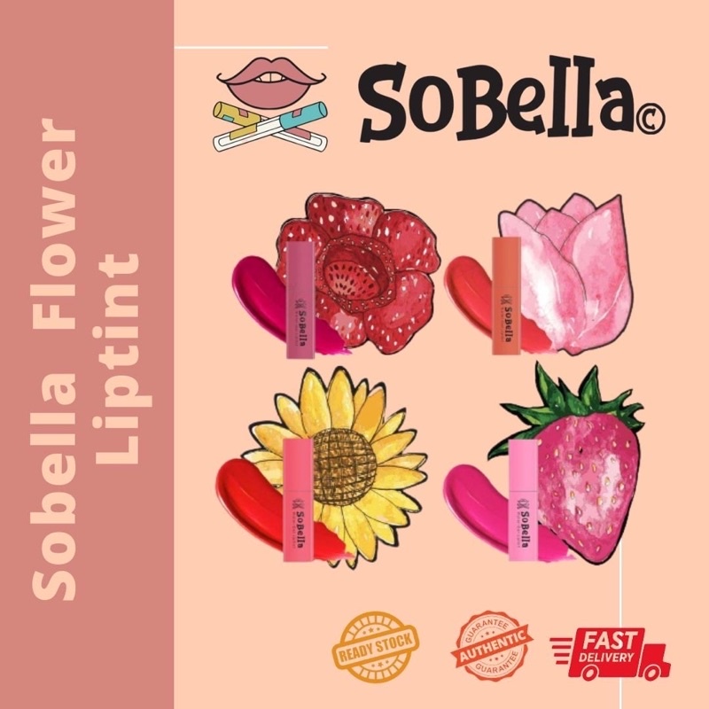 SOBELLA LONG LASTING HYDRATING LIPTINT | Shopee Malaysia