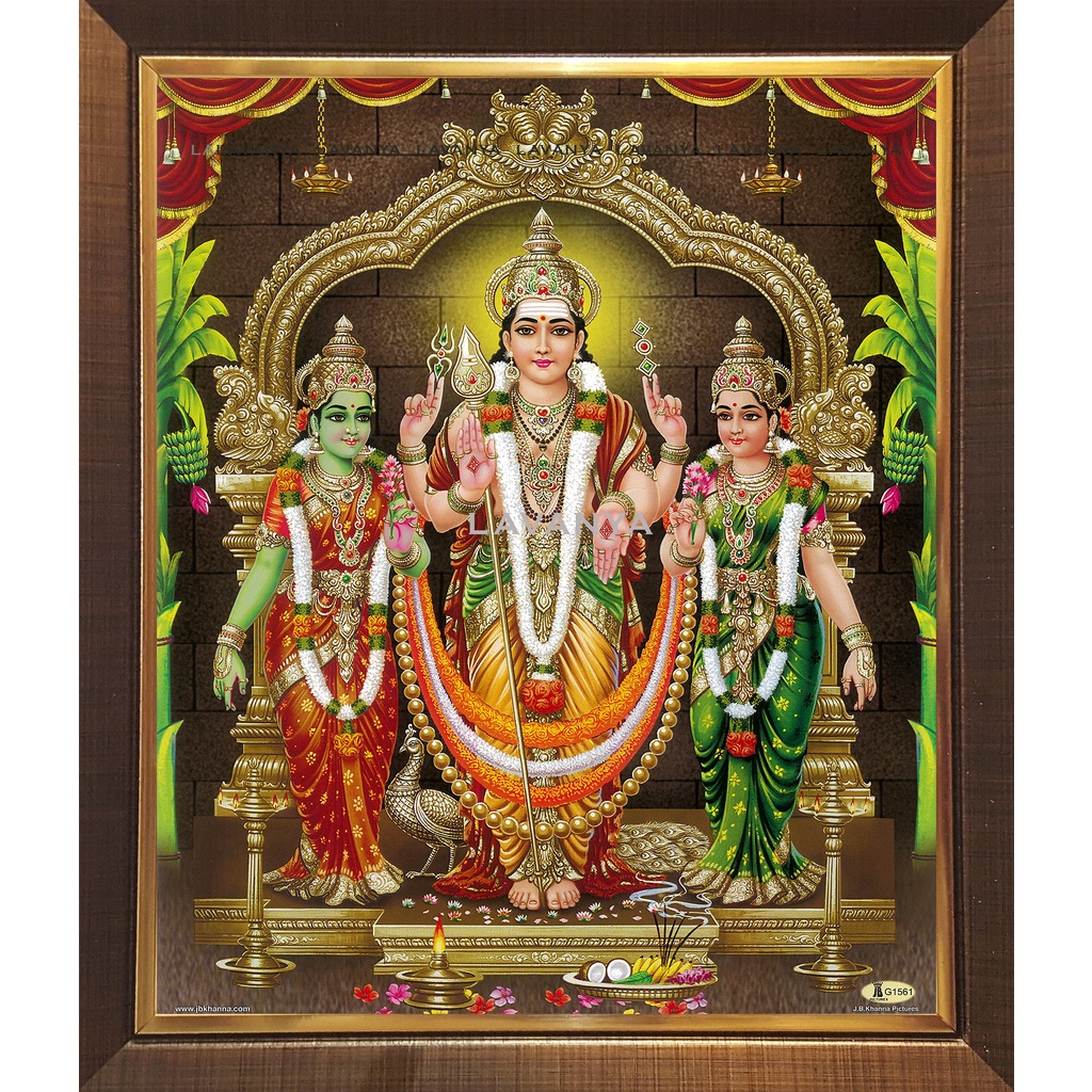 Murugan Family Digital Photo with Lamination and Frame (L308) | Shopee ...