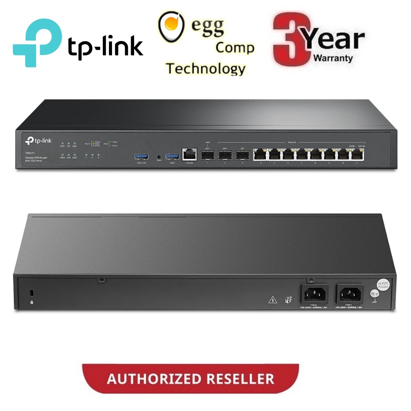 TP LINK ER8411 OMADA VPN ROUTER WITH 10G PORTS | Shopee Malaysia