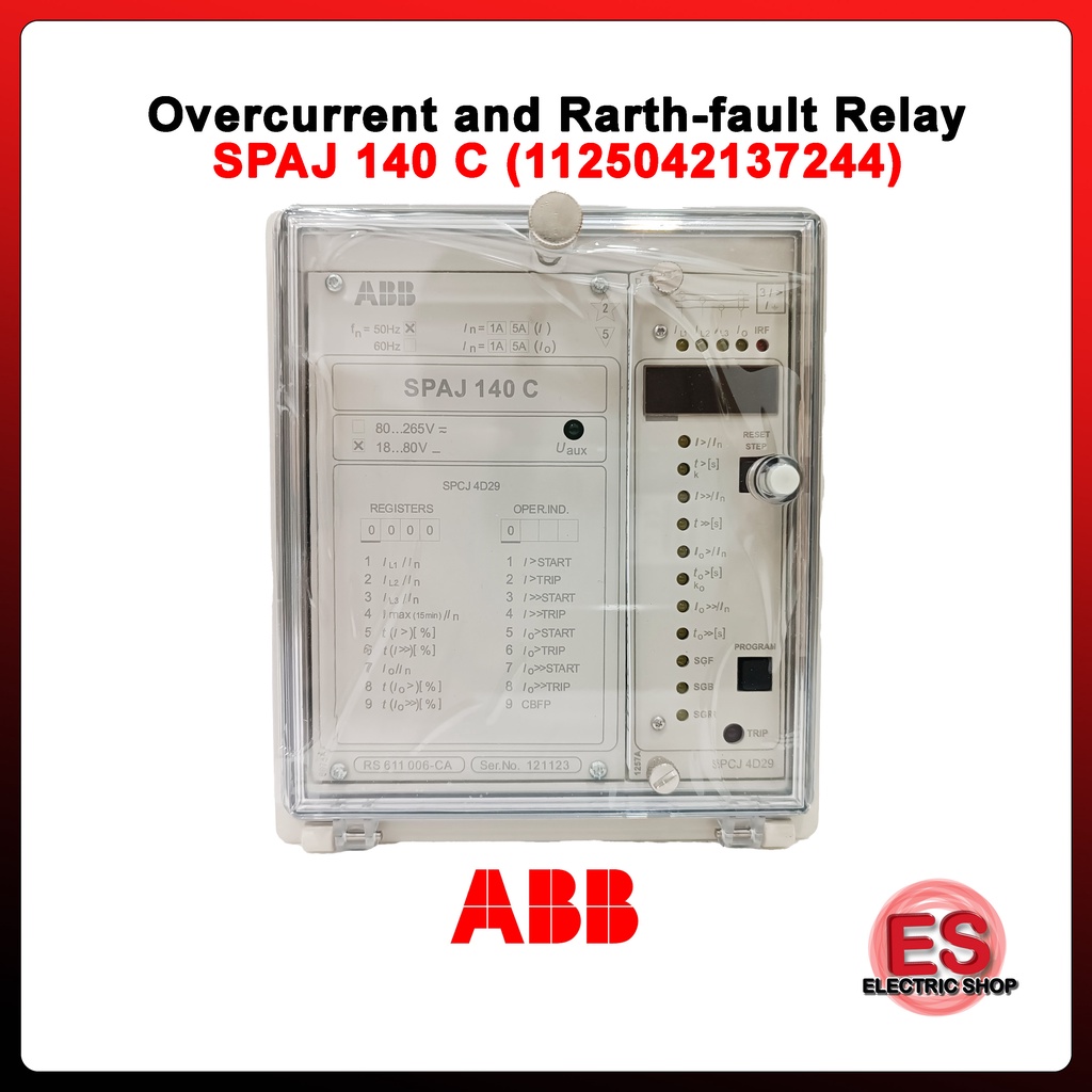 ABB SPAJ 140 C - Over-current and earth-fault relay 30VDC | Shopee Malaysia