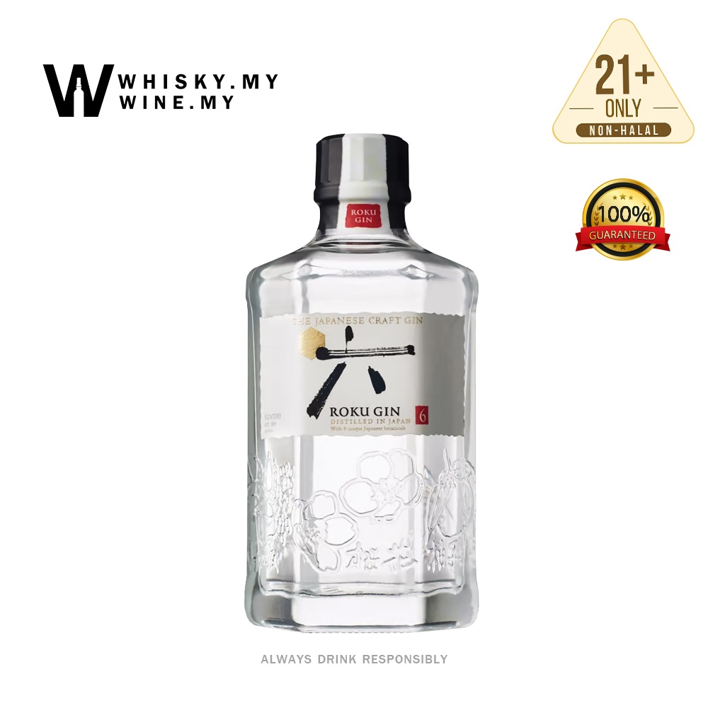 Roku Gin: The Japanese Craft Gin Miniature (200ml) | Shopee Malaysia