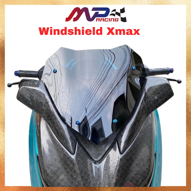 Xmax V1 250 Windshield bentuk love,L1 black smoke,blue smoke,clear ...