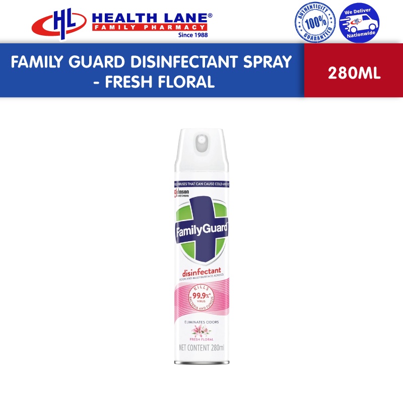 Family Guard Disinfectant Spray - Fresh Floral (280ml) | Shopee Malaysia