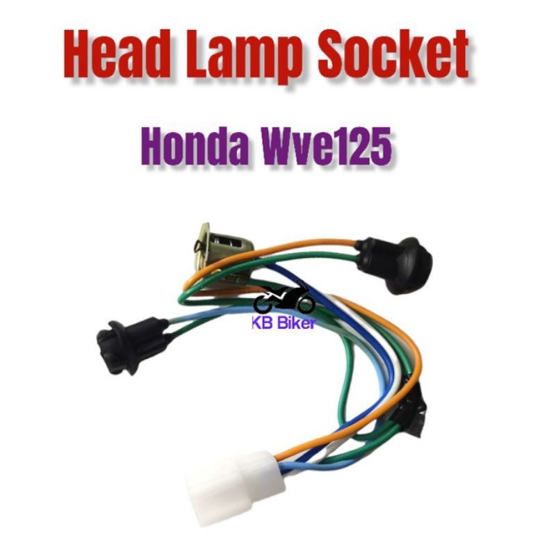 Head Lamp Socket Honda Wave125 WAVE100-R Lampu Socket | Shopee Malaysia