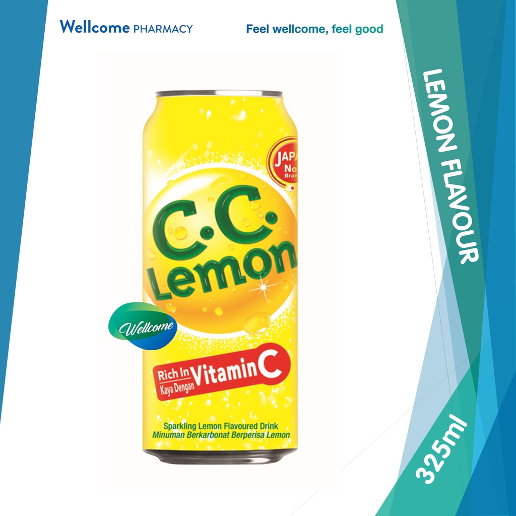 Suntory CC Lemon Carbonated Drink - 325ml | Shopee Malaysia