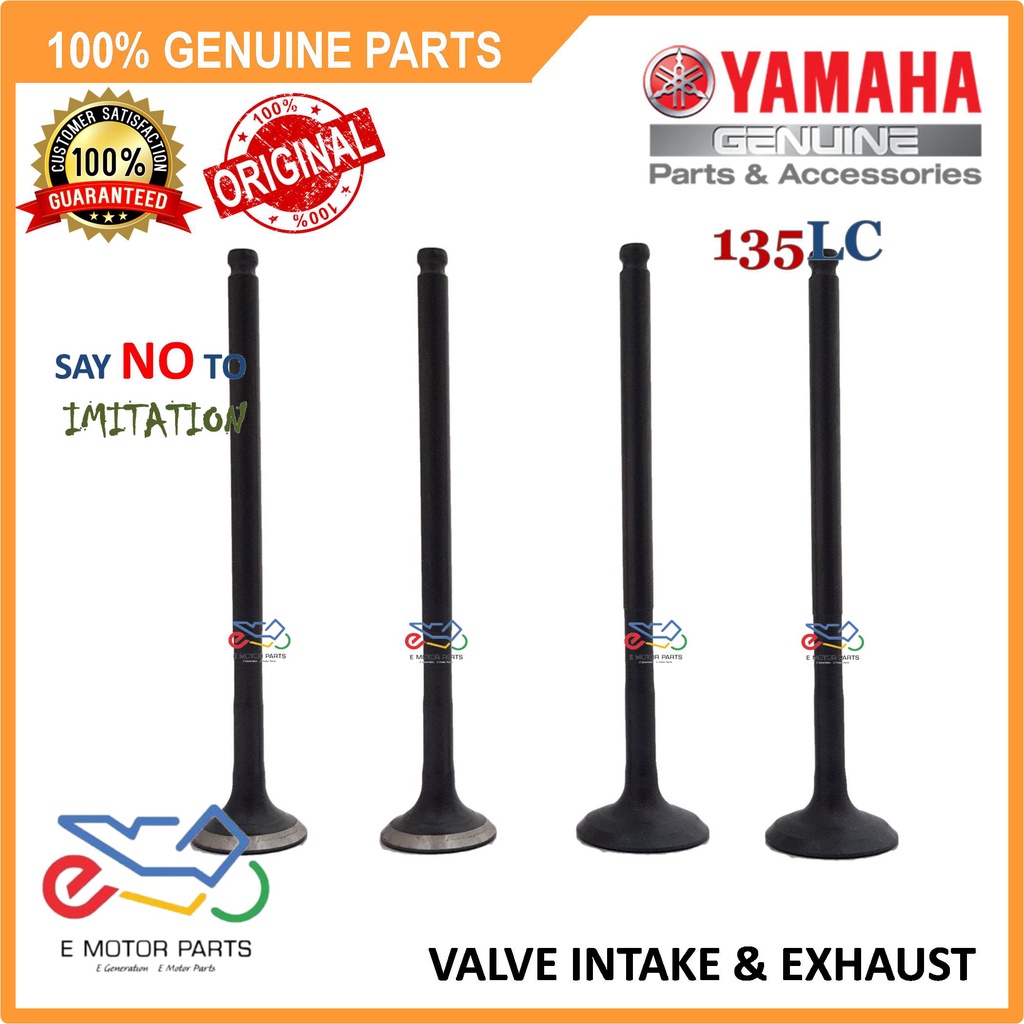 135LC Y15 VALVE INTAKE & VALVE EXHAUST [100% ORIGINAL YAMAHA] - 5YP ...