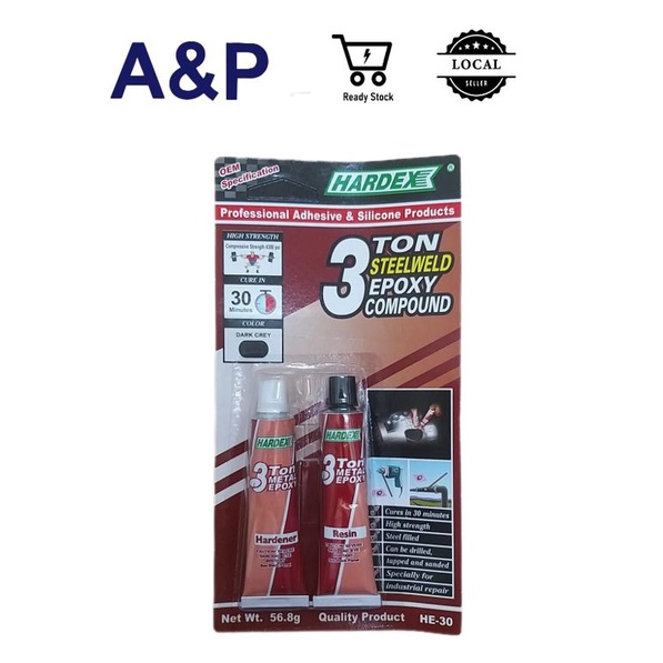 HARDEX 3 TON STEELWELD EPOXY COMPOUND | Shopee Malaysia