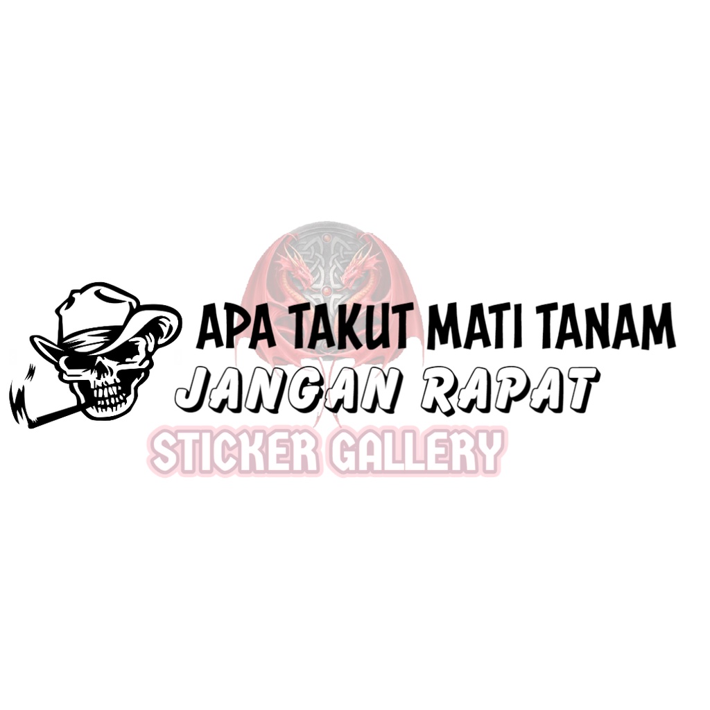 STICKER APA TAKUT MATI TANAM | Shopee Malaysia STICKER APA TAKUT MATI TANAM | Shopee Malaysia
