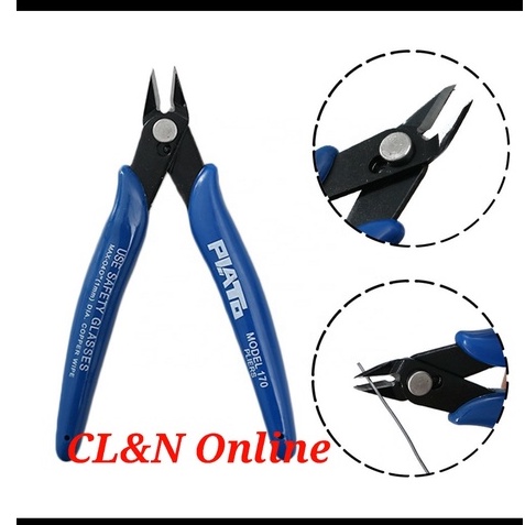 Plato 170 Side Cutter Nipper for Plastic Gunpla Gundam -wire cutter ...