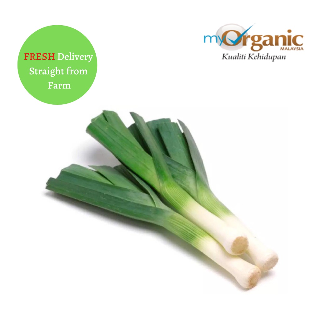 Organic Heirloom Carentan Leek Cameron Highlands 500gm± 金马仑有机大蒜 ...