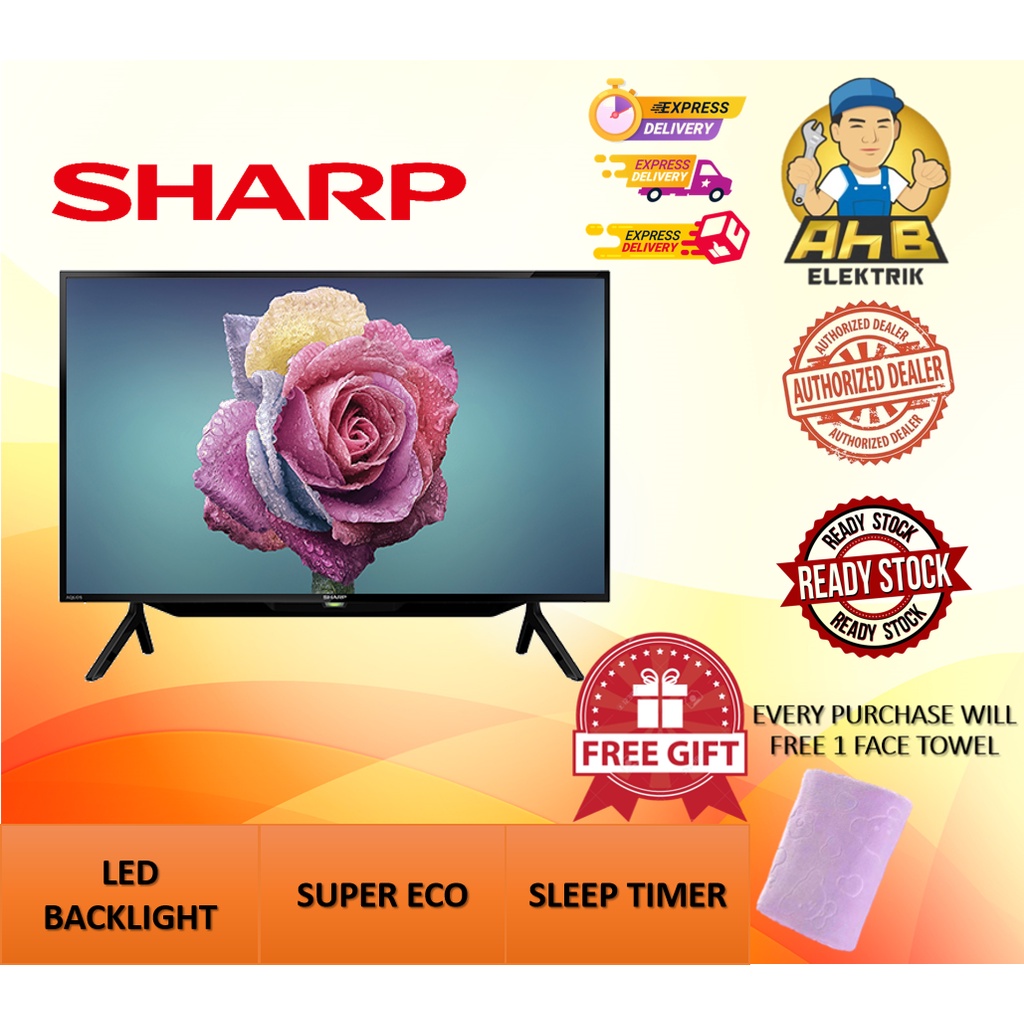 Sharp TV 32 Inch Full HD LED 2TC32BD1X | Shopee Malaysia
