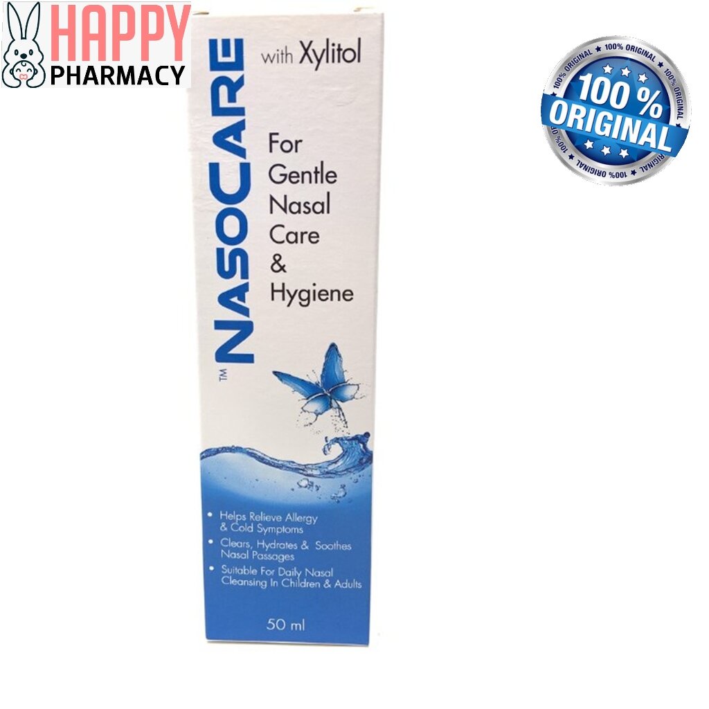 NASOCARE NASAL SPRAY 50ML [EXP:2/23] FOR CHILDREN ADULT INFANT NASAL ...