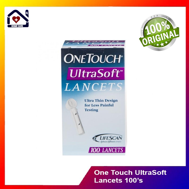 One Touch Ultra Soft Lancet / Lancets 100s | Shopee Malaysia