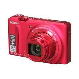 Nikon Coolpix S9100 compact camera (red) | Shopee Malaysia