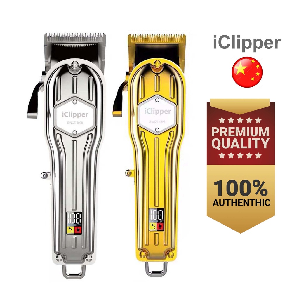 ORIGINAL ICLIPPER Cordless Hair Clipper K7S-SILVER | Shopee Malaysia