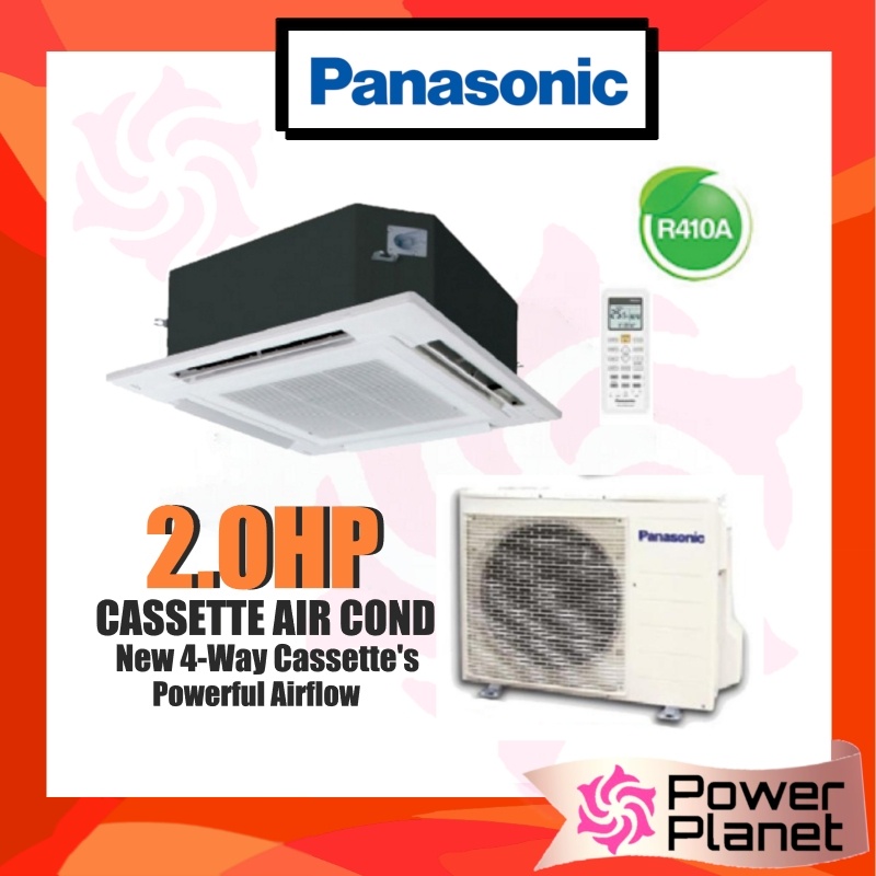 Panasonic 2.0HP Cassette Air Conditioner S-18PU1H5A & U-18PV1H5 Non ...