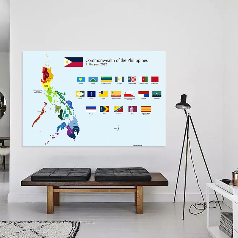 [map] The Philippines Map Federal Map English Series Map Background ...
