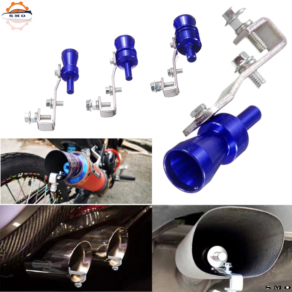 Car Alloy Metal Simulator Turbo Sound Whistle Exhaust Pipe Accessories ...