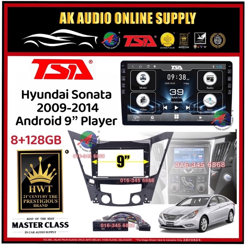 🎁Free AHD Camera 🎁 8Ram + 128GB DSP 4G Carplay TSA Hyundai Sonata 2009 ...