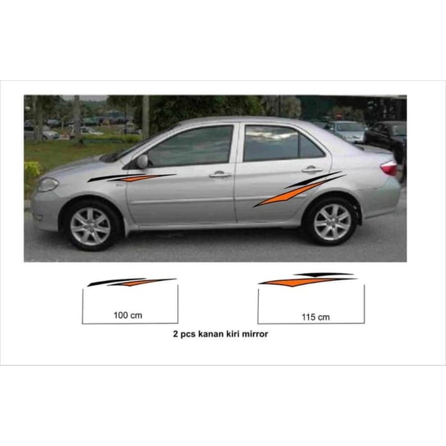 Car sticker cutting package for toyota vios | Shopee Malaysia