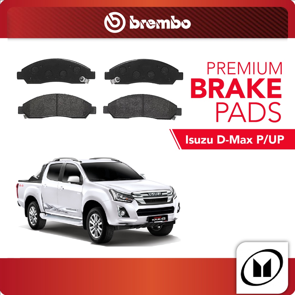 BREMBO Front Pads (1 set) - Compatible with Isuzu D-Max P/UP | Shopee ...