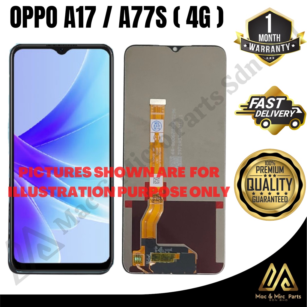OPPO A17 / A77S ( 4G ) Fullset LCD Original Quality Touch Screen ...