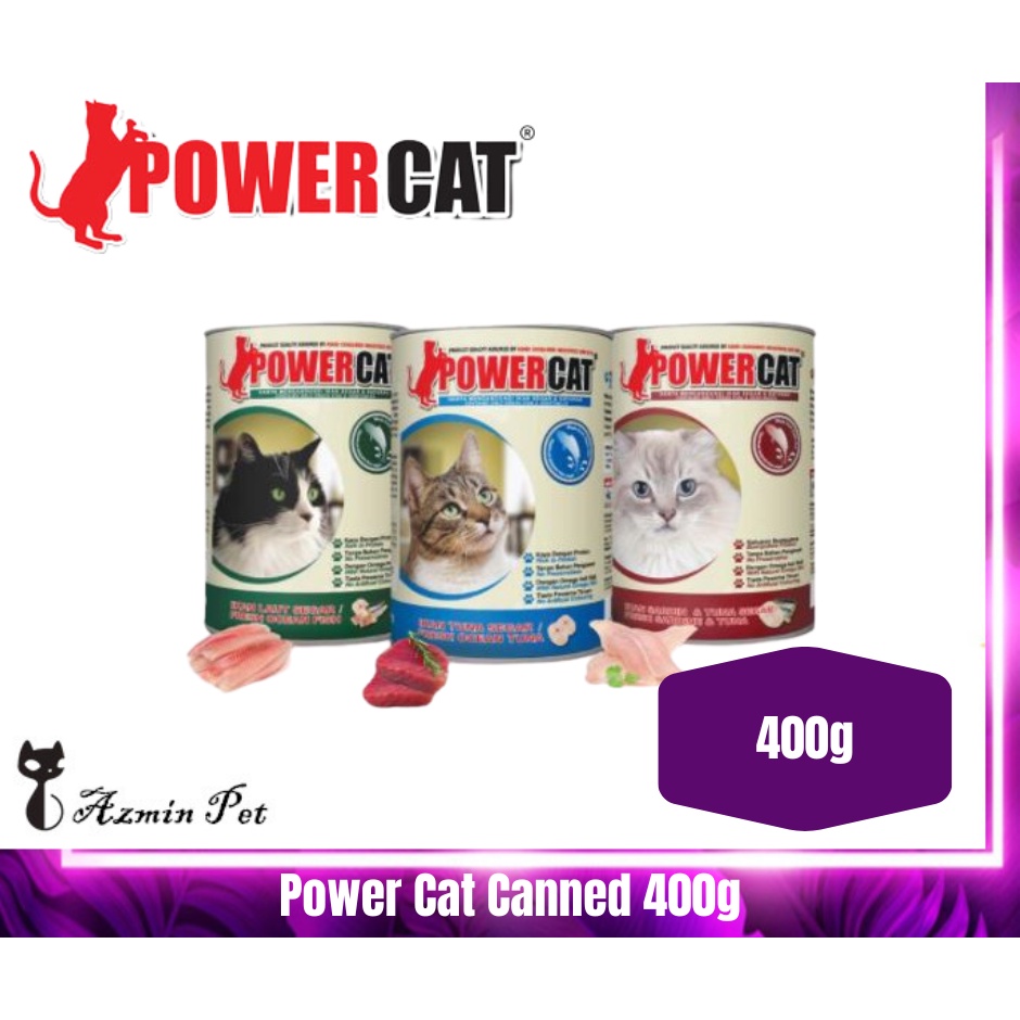 Power Cat Canned Wet Food 400g | Shopee Malaysia