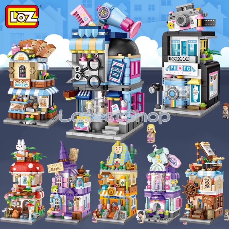 Brand Loz Magic House Nautical House Mushroom House Archeology House ...