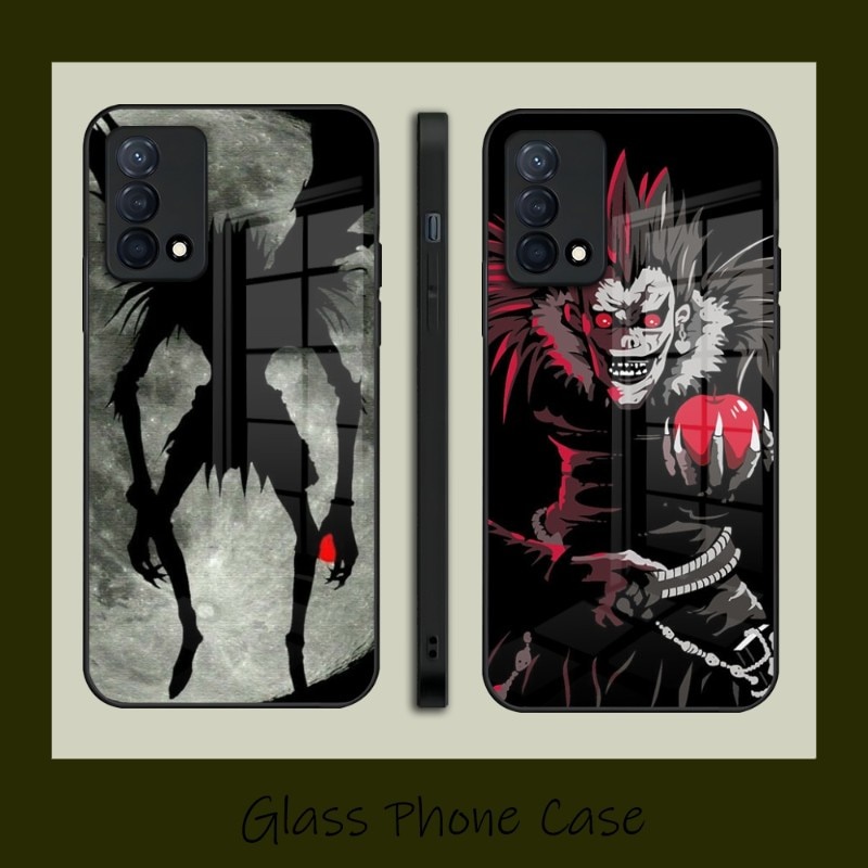 Anime Manga Death Note Ryuk Phone Case Glass For OPPO Reno 6 6Z 7SE 4 ...
