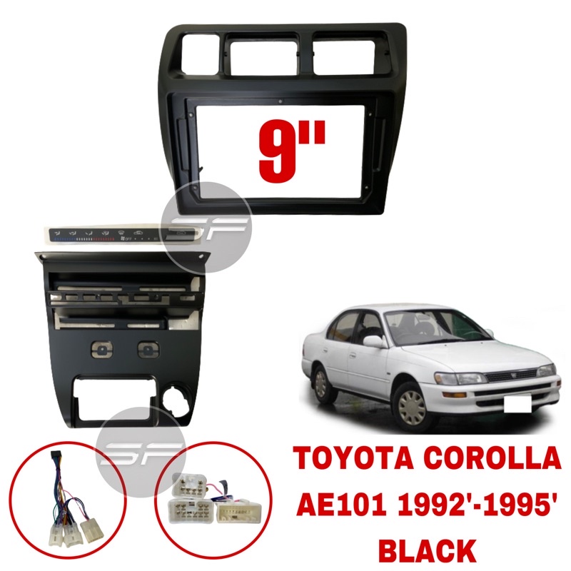 9” Android Player Casing Toyota Corolla AE100/AE101 1992/1993/1994/1995 ...