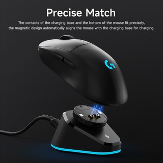 Wireless Mouse Charging Dock for G Pro X Superlight G502 lightspeed ...