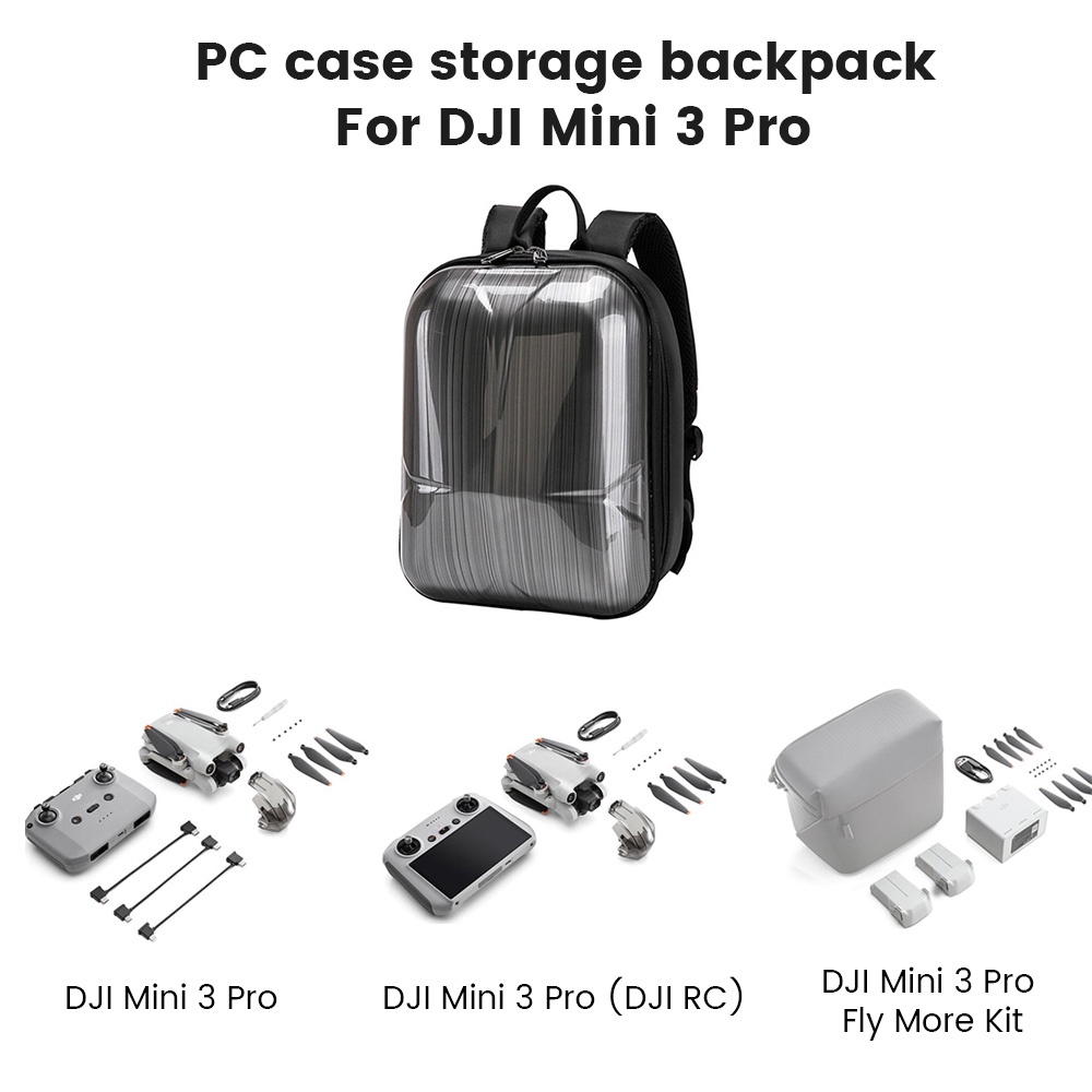 Hard Shell Backpack Portable Storage Bag for DJI Mini 3 Pro/Mini 3 ...