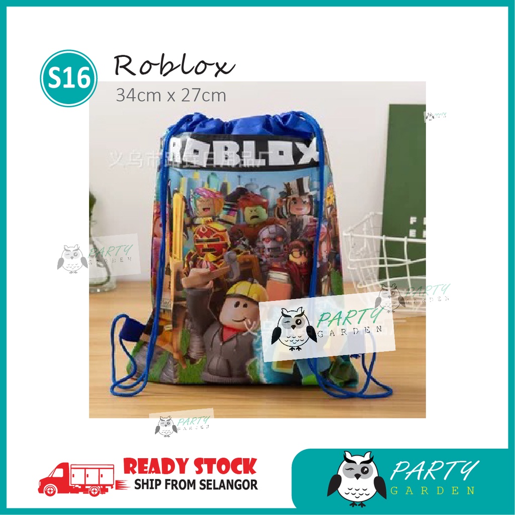 Drawstring Bag / Backpack Cartoon Goodies Bag Sling Bag Birthday Gift ...