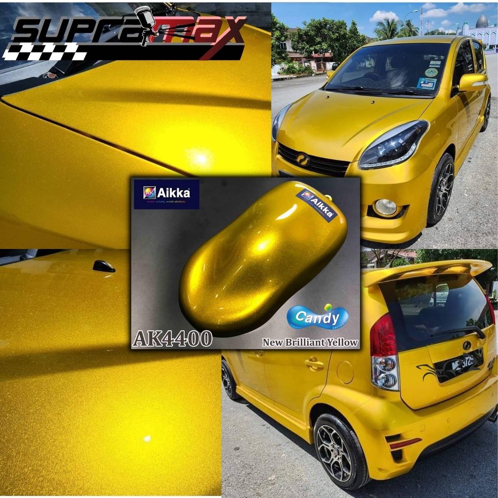 Aikka Paints Candy Colour Series AK4400 New Brilliant Yellow | Shopee ...