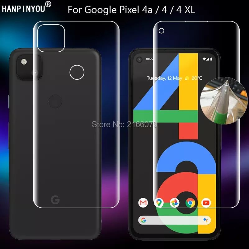 Hydrogel Front Back Google Pixel 2 2XL 3 3XL 3a 3aXL 4a 4XL 5 5a 6 Pro ...