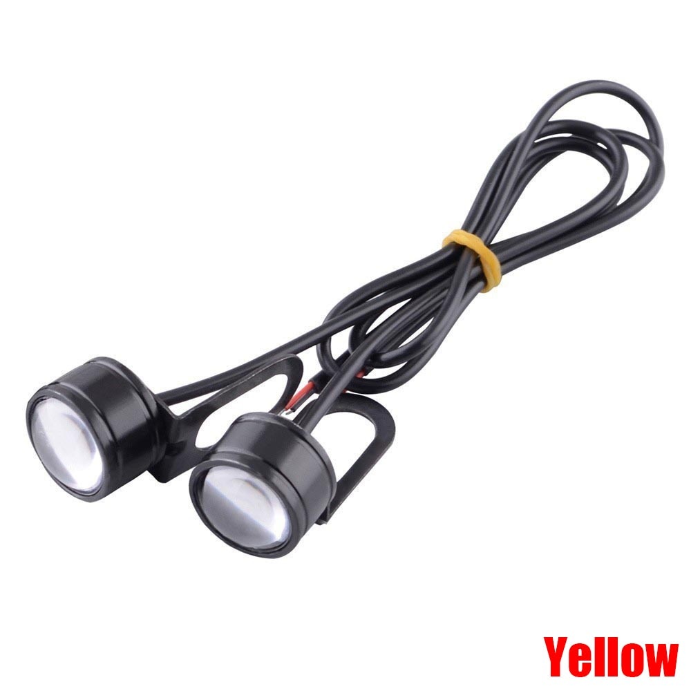 12V 3W Motorcycle Eagle Eye Driving Light LED Reverse Backup Driving ...