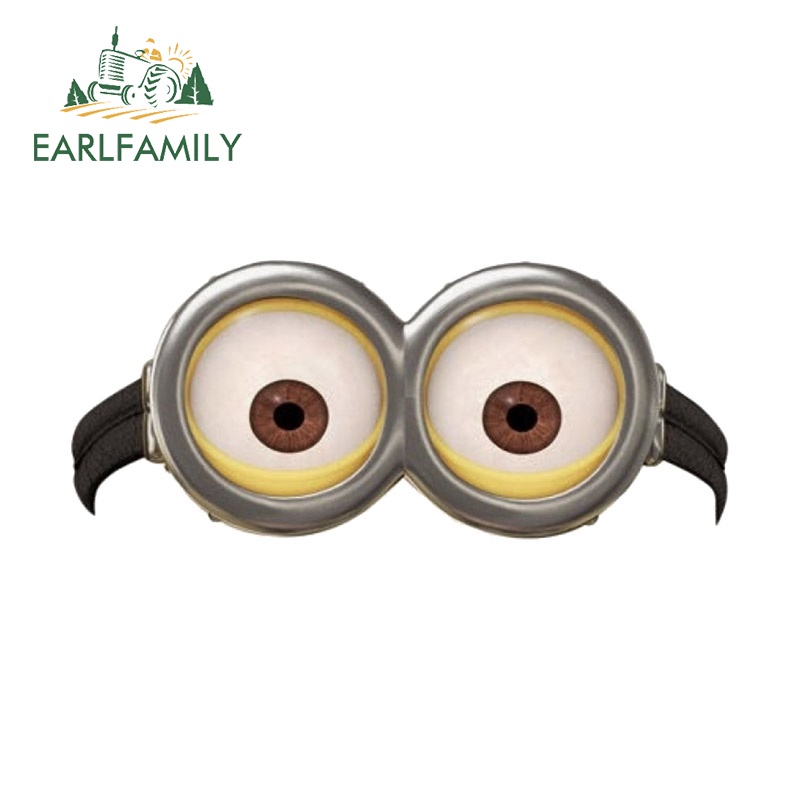 EARLFAMILY 13cm x 5.5cm for Minion Clipart Sticker Funny Car Decal ...