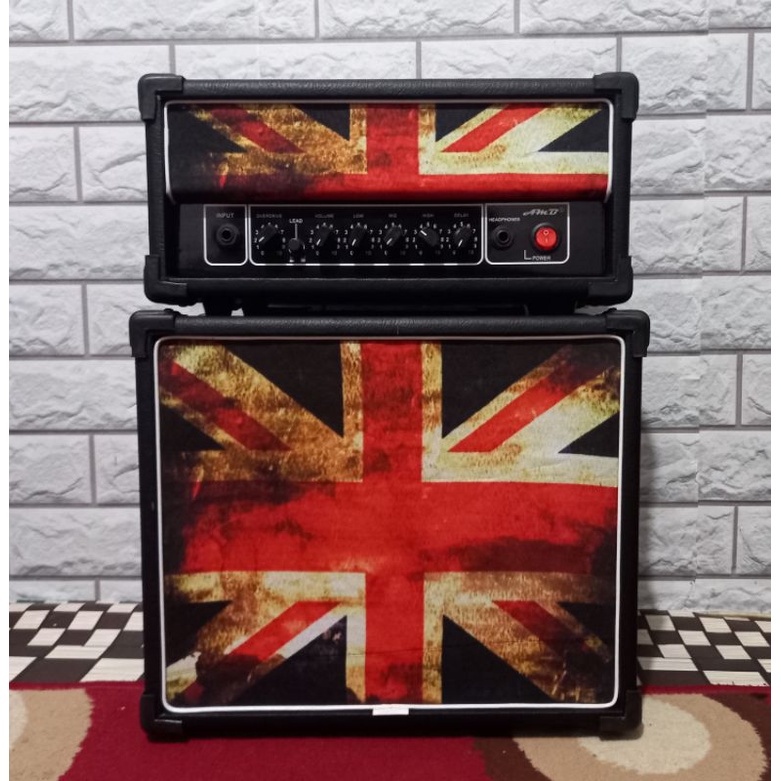 3 input head cabinet guitar amp with delay distortion bonus jack cable ...