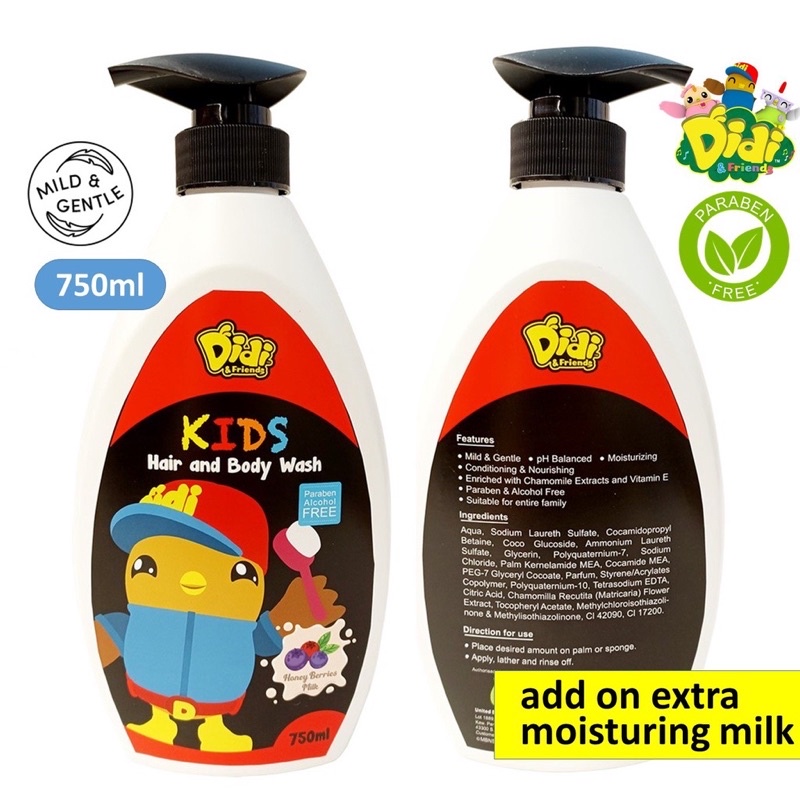 NEW ARRIVAL 🔥🔥 Didi & Friends Kids Bubble Bath/Hair And Body Wash 750ml ...
