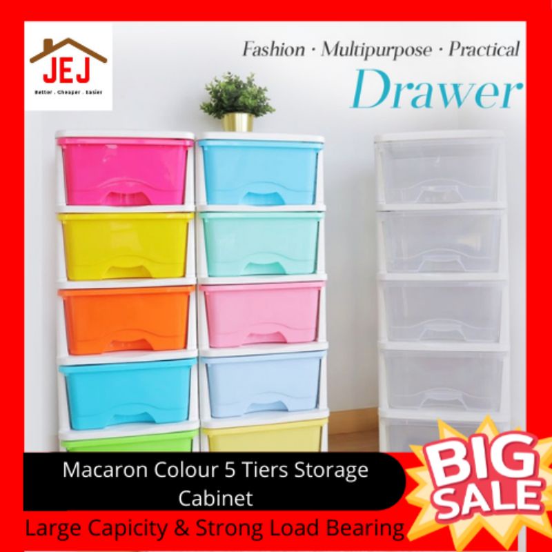🔥CLEAR🔥5 tier drawer sw-m300 multipurpose | Shopee Malaysia