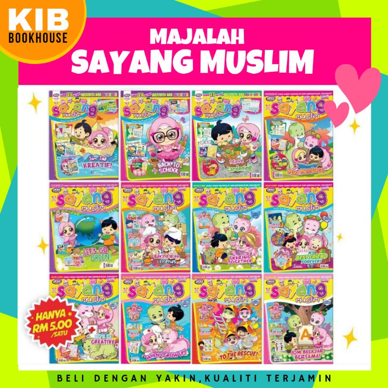 5 FOR RM20 Koleksi Majalah Sayang Muslim ( 4+ Tahun ) Buku Cerita Ana Muslim | Shopee Malaysia
