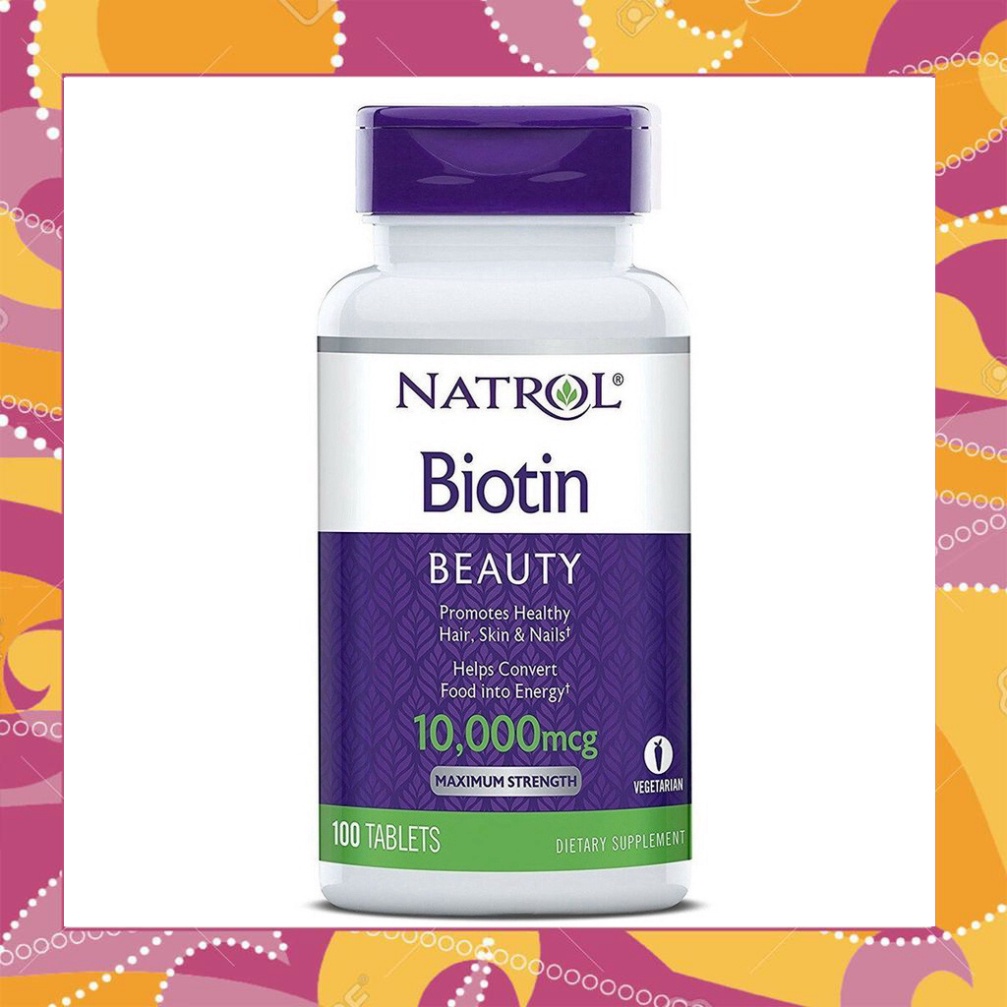 Natrol Biotin beauty Oral Tablet 10000 Mcg 100 American Tablets - Hair ...