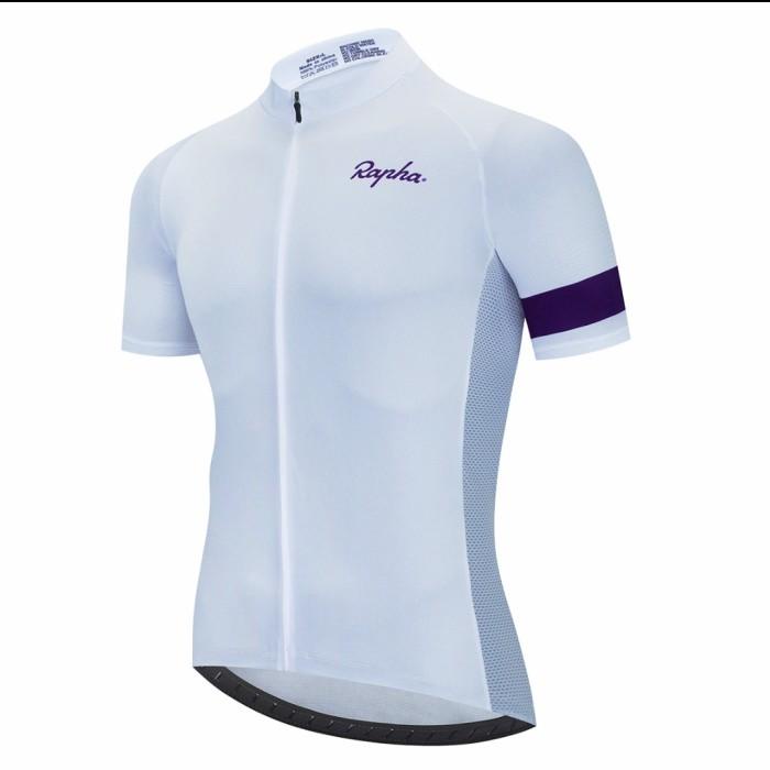Jersey rapha basic white acm -purple font- | Shopee Malaysia